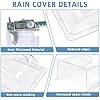 Amazon.com: Push to Exit Button Switch Rain Cover,Transparent Door ...