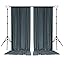 Amazon.com: Black Backdrop Curtain for Party Black Background Curtains ...