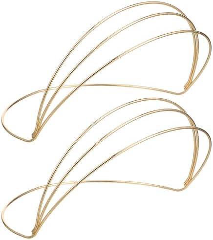 Amazon.com: FOMIYES 2pcs 4 Layer Metal Headbands Frames, Queen Goddess ...