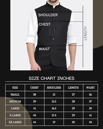 ROCKSY Bandi Modi Koti, Nehru Jacket for Men, Cotton Waistcoat for All ...