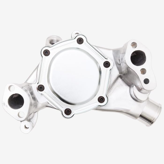 Long Neck Water Pump Chevy 265-400 TSP Chrome Long Neck Reverse ...