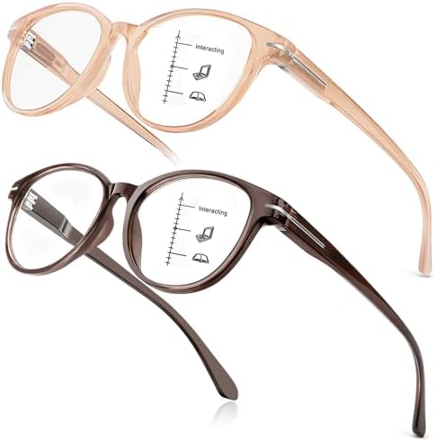 Amazon.com: SKYOLUY Distinctive Progressive Multifocus Reading Glasses ...