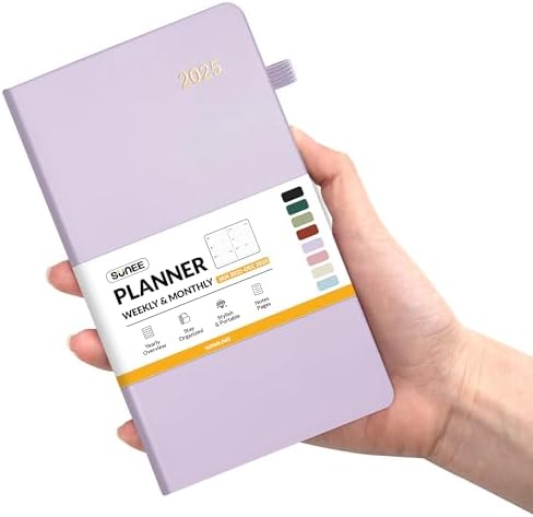 Amazon.com : SUNEE 2025 Pocket Weekly Planner for Purse 3.5" x 6" - 12 ...