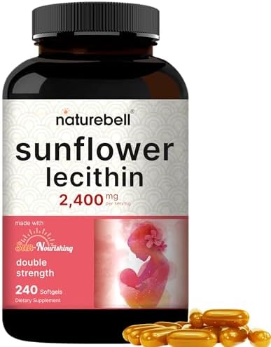 Amazon.com: NOW Foods Sunflower Lecithin 1200 mg Soy-Free, Non-GMO ...