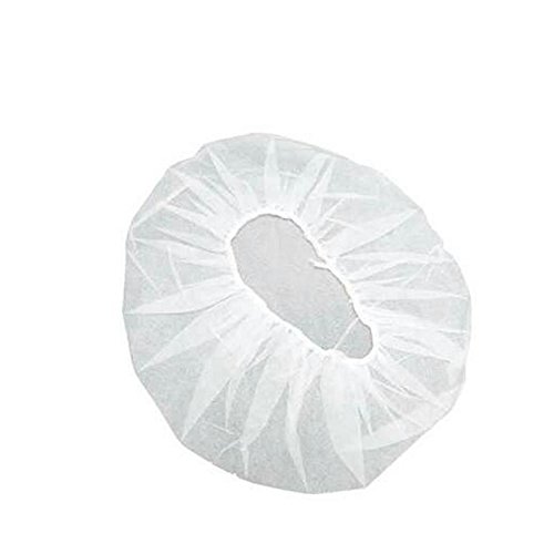 Disposable Stretchable White Caps - Cover Hair For Cooking & Hygiene ...
