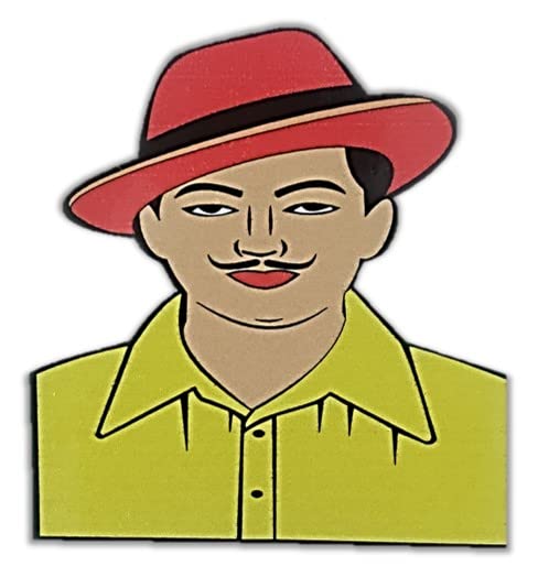 UNIq Shaheed Bhagat Singh Ji Glossy Finish Decal Sticker for Car Bike ...