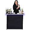 Amazon.com: GoBar Portable Bar Table with Multi-Color LED Lights ...