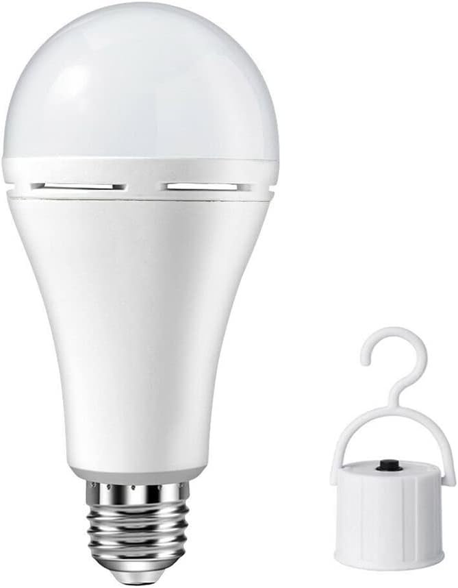 Amazon.com: Emergency Rechargeable Light Bulbs LED 15W 80W Equivalent ...