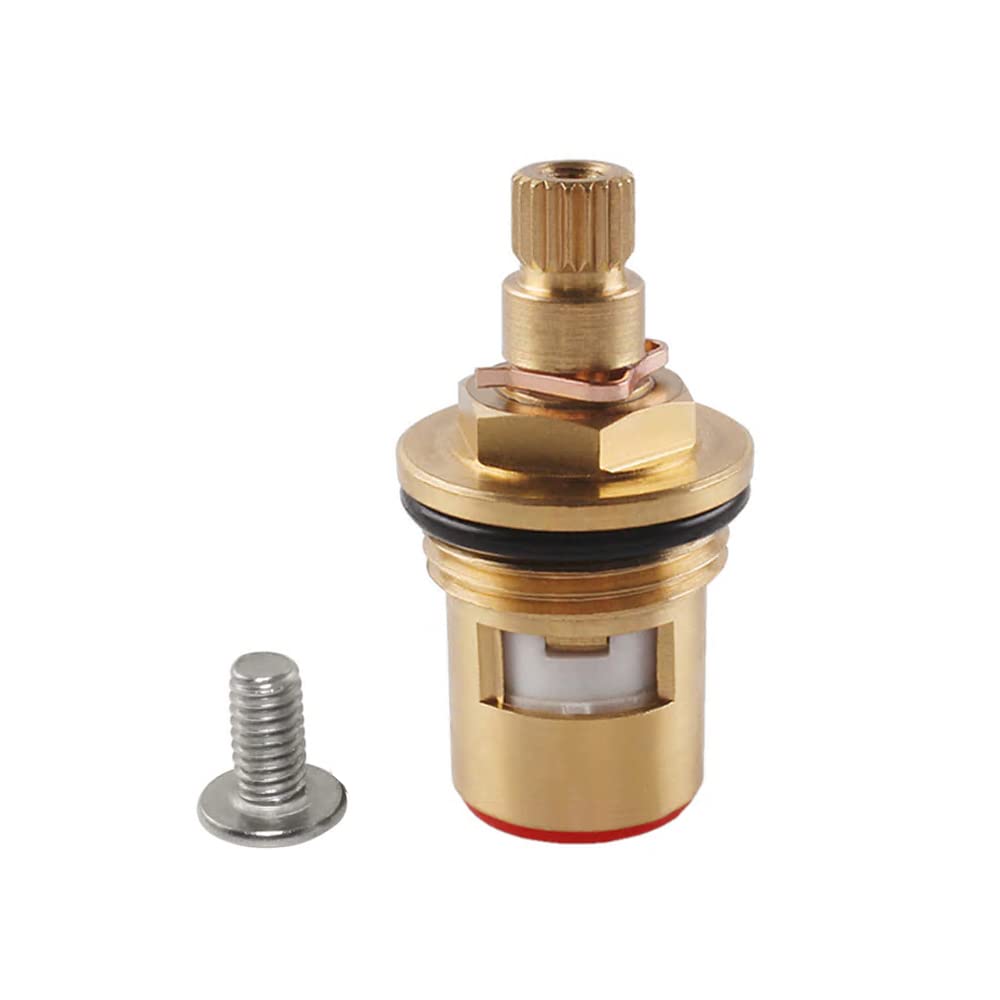 Brass Ceramic Cartridge, G1/2" Tap Ceramic Stem Cartridges Replacement ...