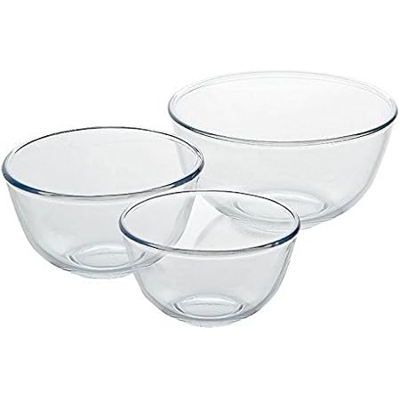 Pyrex Bowl Set, 0.5L/1.0L /2.0L, 3 Piece : Amazon.co.uk: Home & Kitchen