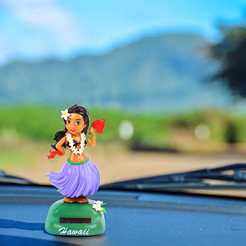 Solati 3Pack Solar Powered Dancing Toy Hula Girl Bobble Shaking Head ...