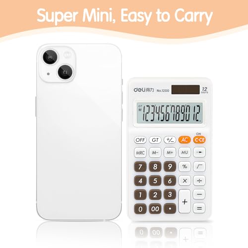 Snapklik.com : Deli Standard Function Basic Calculator, 12 Digit ...