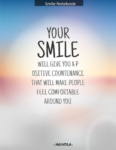 Smile Notebook Vol.21: 110 Lined Pages 55 Sheets, 8.5x11 inches, with ...