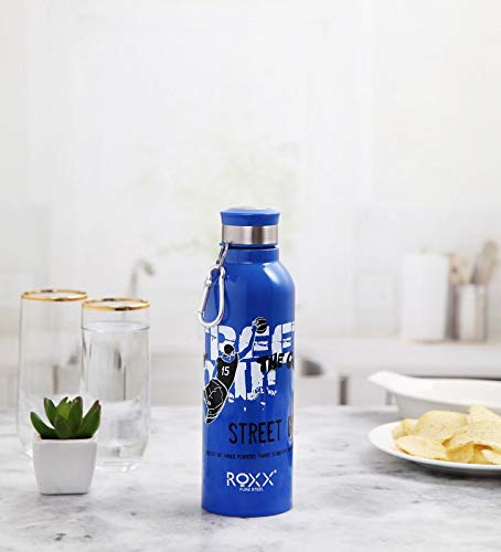 Roxx Mango Steel Bottle Blue 750Ml : Amazon.in: Home & Kitchen