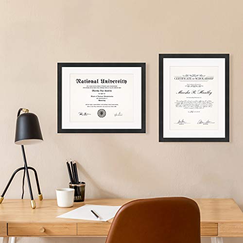 Snapklik.com : Gallery Essential Certificate Document Frame Set, 11 X ...