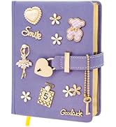 Amazon.com : Wonhibo Pink Diary with Lock - Gilded B6 Journal, Elegant ...