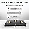 Preethi Luxe Pro 3 Burner Glass Top Gas Stove
