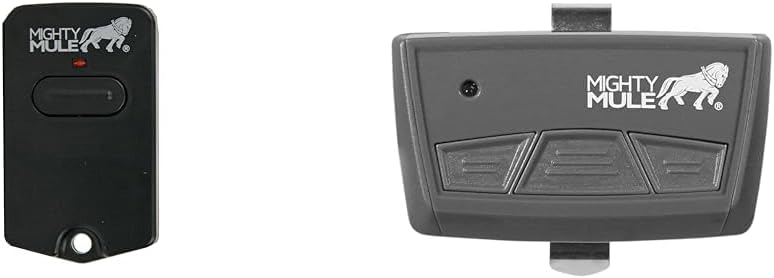 Amazon.com: Mighty Mule Single Button Gate Opener Remote (FM135), Black ...