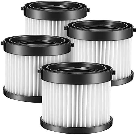 4 Pack Vacuum Filter Replacement Compatible with Milwaukee 49-90-0160 ...
