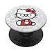 Amazon.com: Hello Kitty Nerd Glasses PopSockets Standard PopGrip : Cell ...