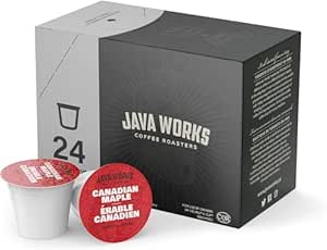 Amazon.com: Java Works Coffee - Canadian Maple Flavored Coffee Single ...