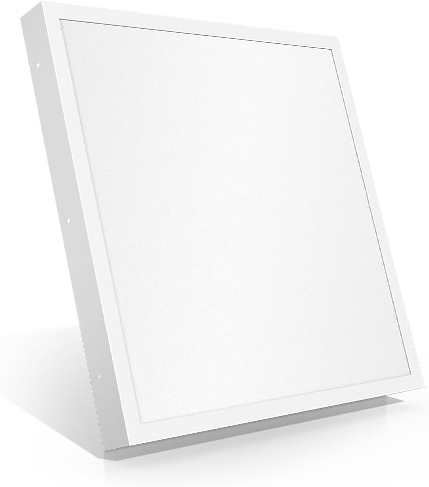 Luminária Plafon Led 40w Sobrepor 40x40 Quadrado Teto Bivolt Branco ...