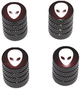 Amazon.com: GRAPHICS & MORE Alien - Tire Rim Valve Stem Caps - Black ...