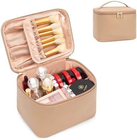 Amazon.com : Makeup Bag, Large Capacity Make Up Bag for Cosmetics ...