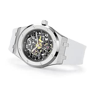 Buy FEICE Watches for Men Automatic Skeleton Watch 42mm Case Stainless Steel Mechanical Anti ...