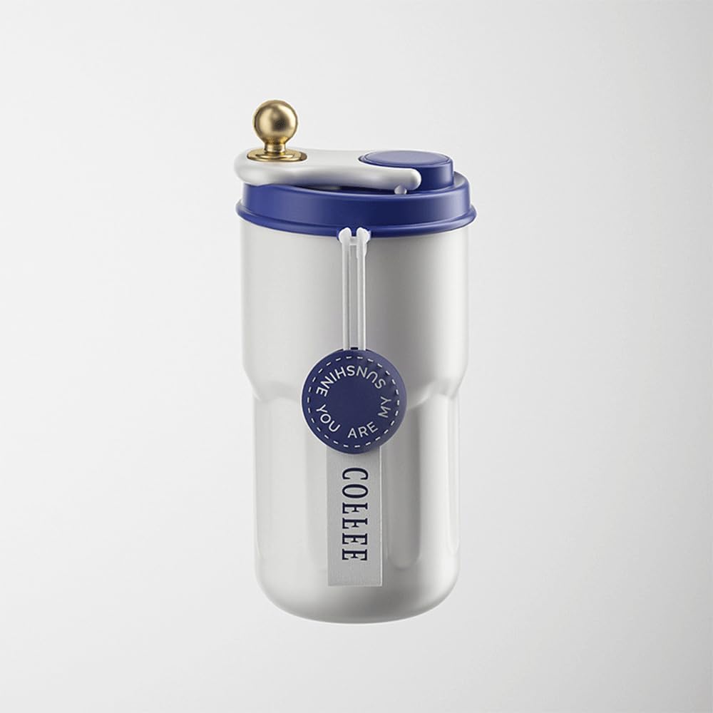 Buy Wosta Coffee Mug with Ziplock Lid, Coffee Thermal Mug Coffee to Go ...