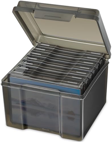 Amazon.com: 18 pcs Photo Storage Box with A Funcitonal Carry Bag,Photo ...