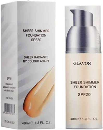 Buy Glavon Sheer Shimmer Foundation Spf 20- Beige Light-01 Online at ...