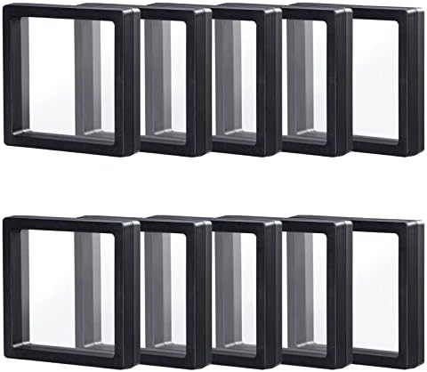 Amazon.com: Set of 6 3D Floating Frame Display Holder Stands, EsLuker.ly Floating Display Case ...