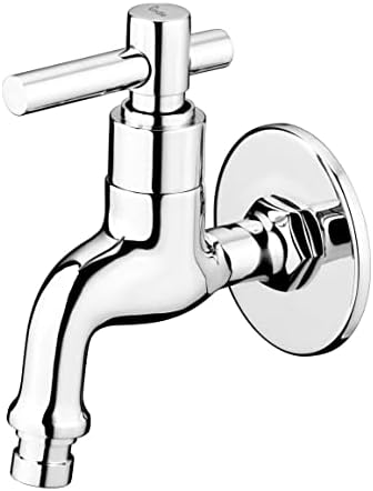 NEW WARE® Stainless Steel Washing Machine Tap Nozzle Bib Cock Tap for ...