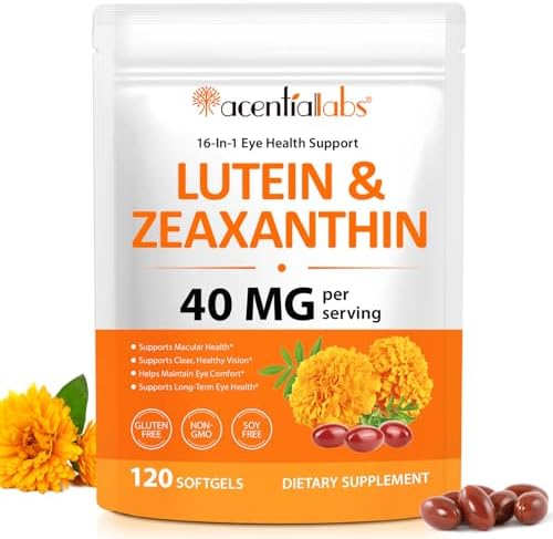 Lutein Zeaxanthin kapseln 40 mg Augen Vitamin Komplex – 16-in-1 Augen ...