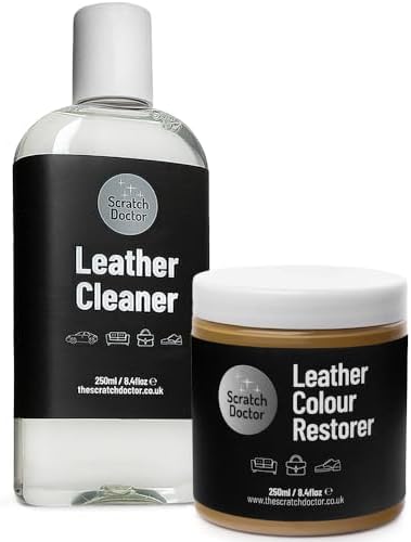 Scratch Doctor Leather Cleaner & Colour Restorer Kit for Sofas Car ...