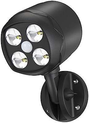 Woenergy Motion Sensor Outdoor Lights Battery Powered, Waterproof ...