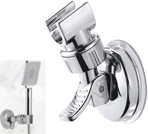 Adjustable Shower Head Holder, No Drill Bathroom Suction Cup Handheld ...