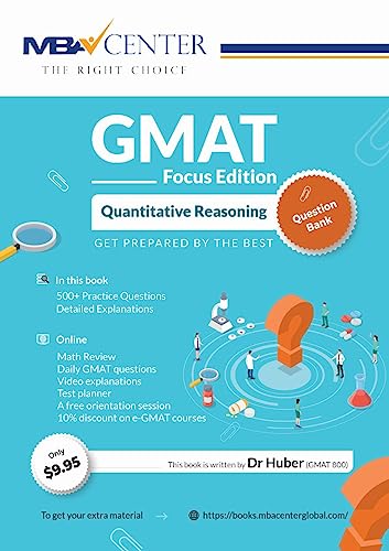 GMAT Focus Edition Quantitative Reasoning Section : Question Bank eBook ...