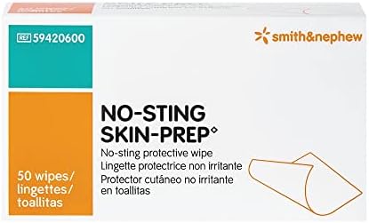 Amazon.com: Smith+Nephew NO-STING SKIN-PREP Wipes, Protective Dressing ...