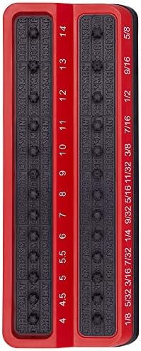 CRAFTSMAN Socket Peg Holder, Tool Tray Storage Organizer, 1/4 Inch ...