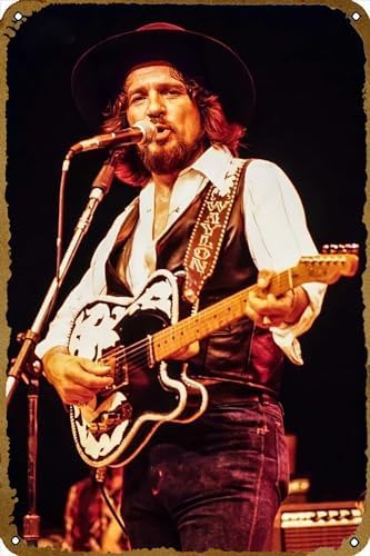 Amazon.com : KNIOIL Country Music Waylon Jennings Musical Poster Bar ...
