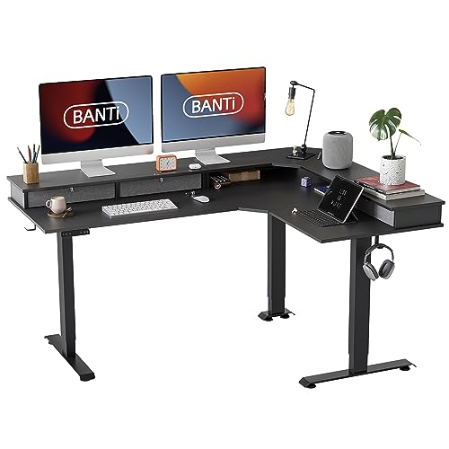 Snapklik.com : BANTI B-SDE-SZ01-63BK Standing Desk