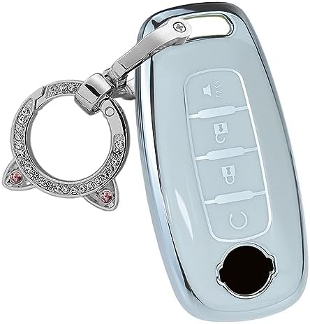 Amazon.com: ontto 4-Button Key Fob Bag with Keychain Compatible with ...