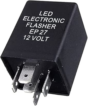 Amazon.com: Relay 5 pins 12V Car LED Electronic Flasher Relay EP27 LED ...
