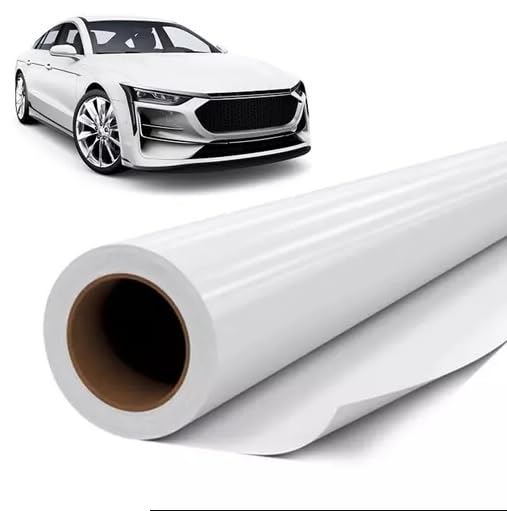 SIA VENDORS White Glossy Car Wrap Sheet Roll Film Decal Sticker ...