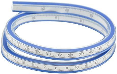 Amazon.com: TOVOT 20Inch Flexible Curve Ruler Bendable Ruler Flex ...