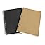 Pack of 2 A5 Plain Spiral Wirebound Notebook 100 Pages Unruled Blank ...