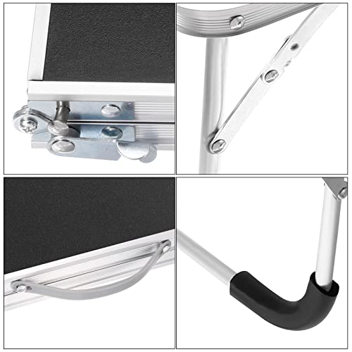 PATIKIL Foldable Laptop Table, Portable Lap Desk Picnic Bed Tray Tables ...