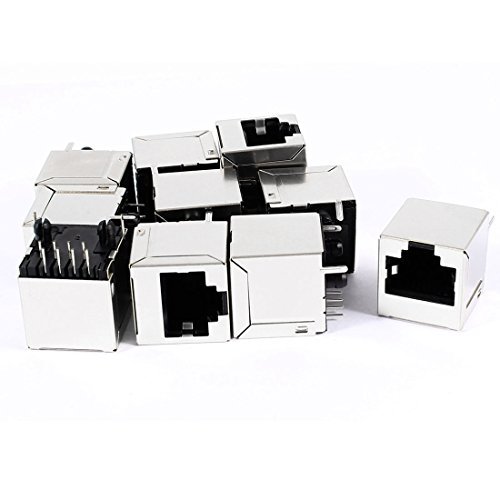 Generic LAN Data 8P8C RJ45 Female Connector Horizontal Mount PCB Jack ...